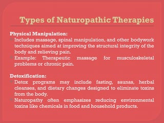 Naturopathy - Alternative medicine.pptx
