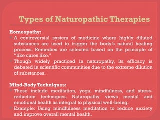 Naturopathy - Alternative medicine.pptx