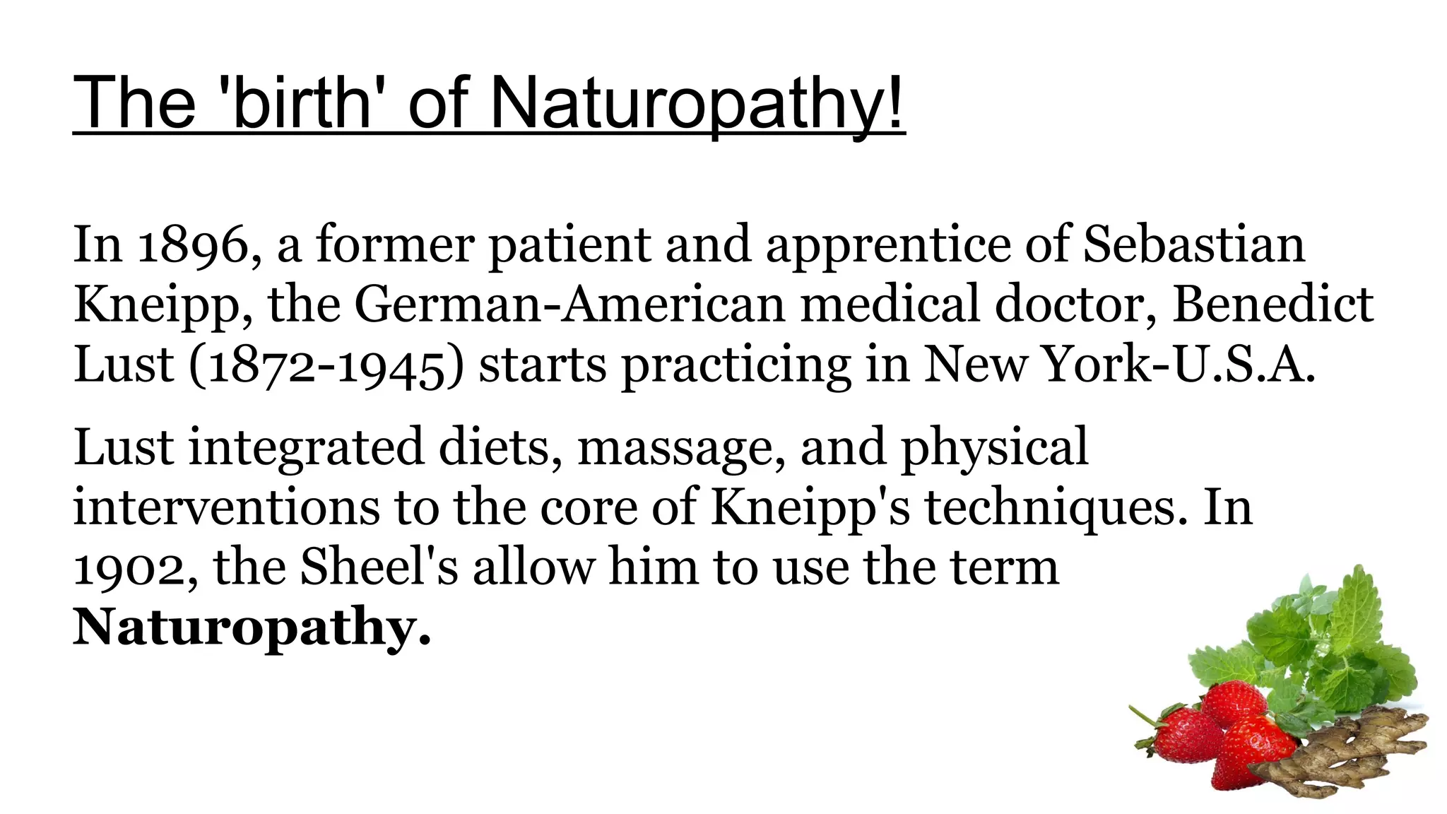 Naturopathy: an overview | PDF