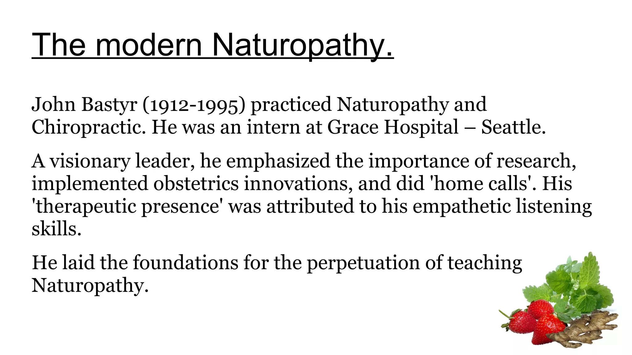 Naturopathy: an overview | PDF