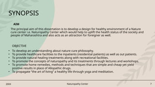 NATUROPATHY CENTER.FOR ARCHITECTUTURAL PROJECT REFERENCE DOCUMENT | PPTX