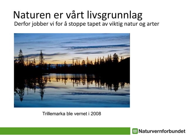 Om naturvernforbundet | PPT