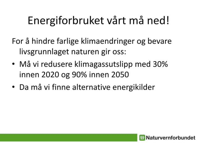 Om naturvernforbundet | PPT