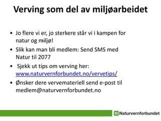 Om naturvernforbundet | PPT
