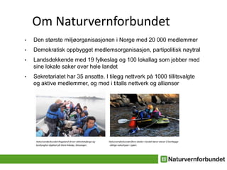 Om naturvernforbundet | PPT