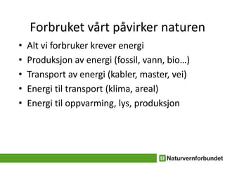 Om naturvernforbundet | PPT