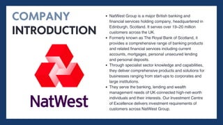 natwest.pdf company description and business model | PDF