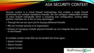 NAT with ASA & ASA Security Context | PPTX | Internet | Computing