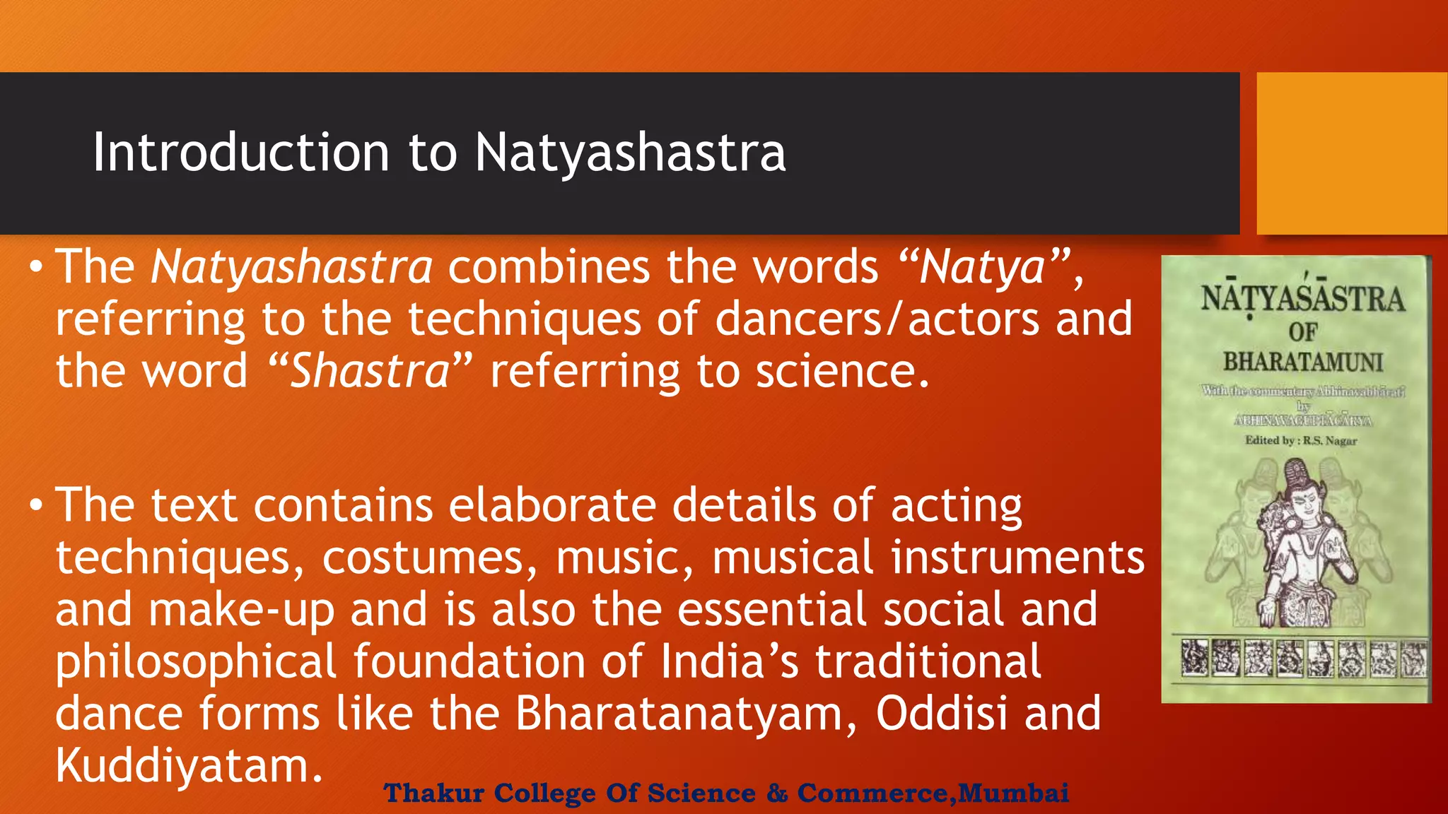 NatyaShastra | PPTX