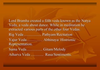 Natya veda for global peace new | PPTX