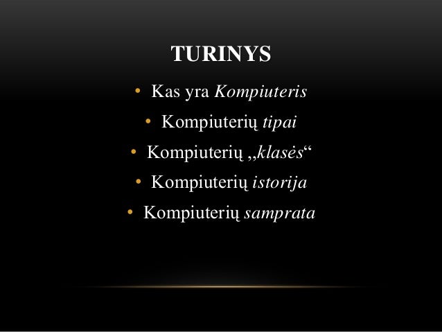 Kompiuterių istorija