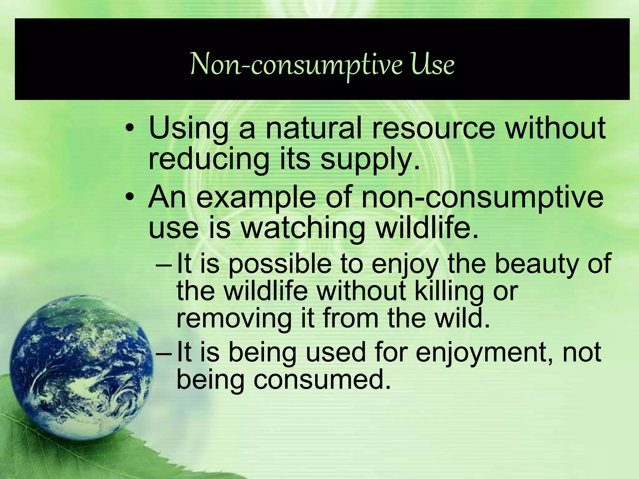 Natural resource management | PPTX