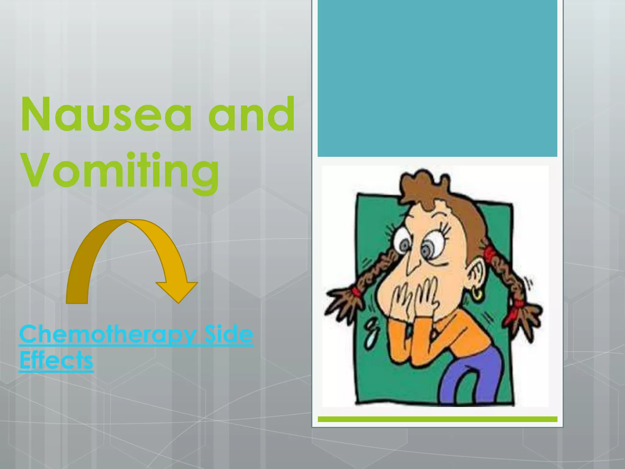 Nausea and vomiting | PPTX
