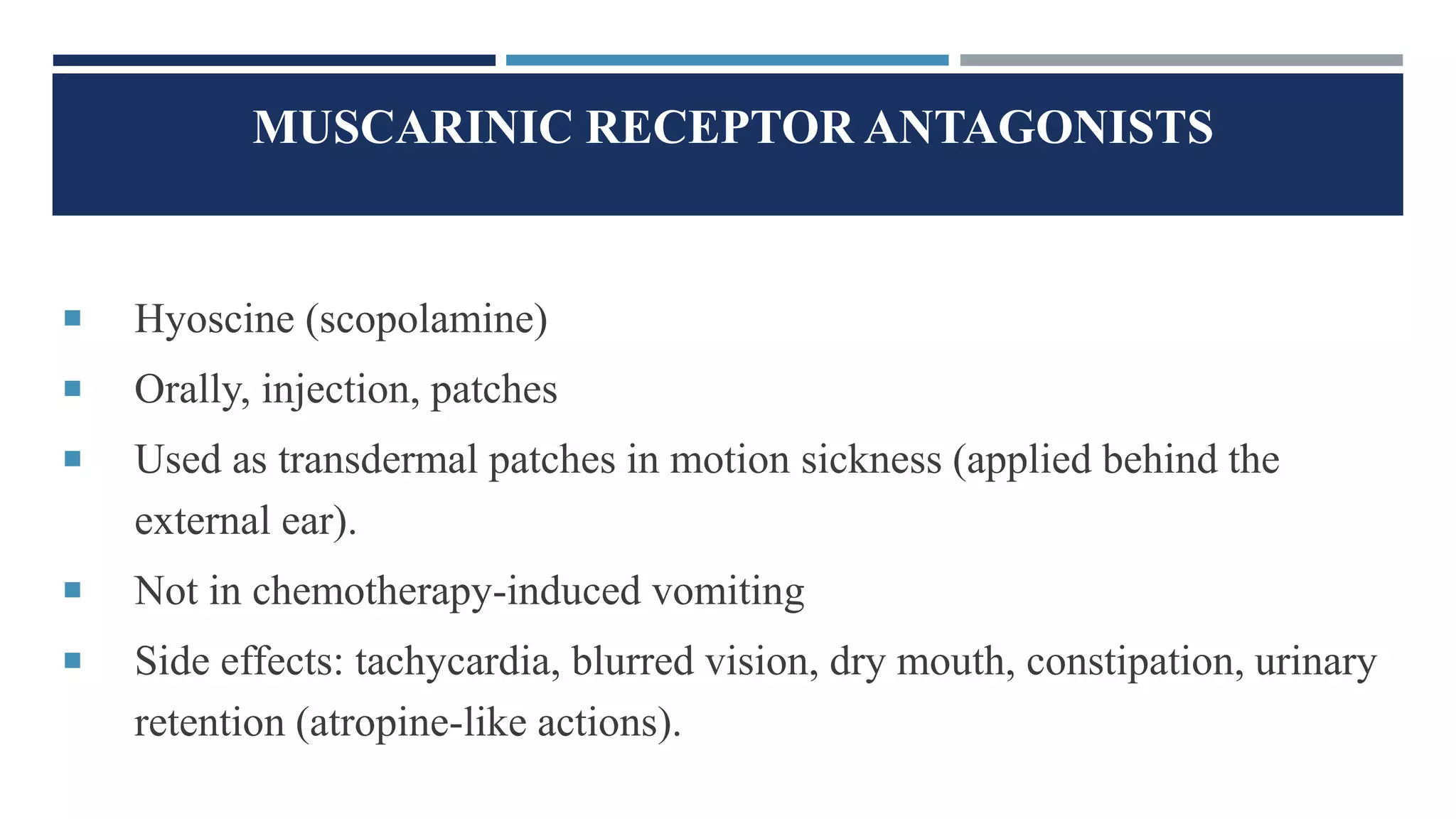Physiology of Nausea and vomiting , PONV, guidelines and management | PPTX
