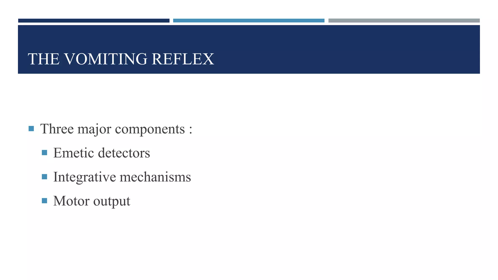 Physiology of Nausea and vomiting , PONV, guidelines and management | PPTX