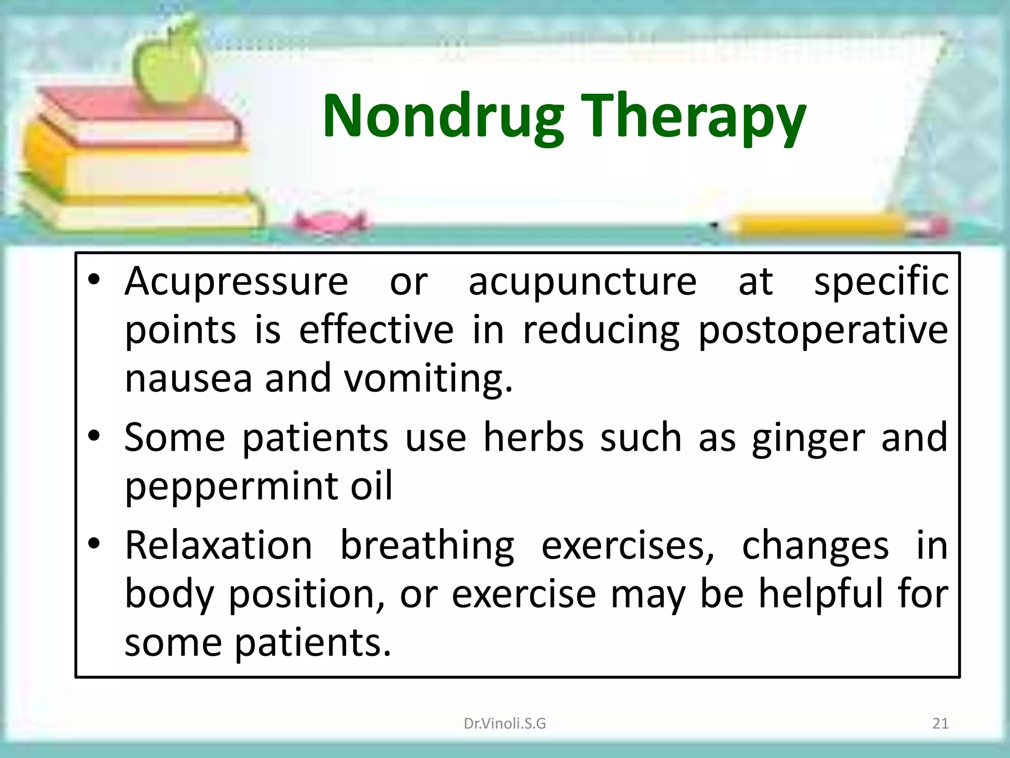 Nausea and vomiting | PPTX