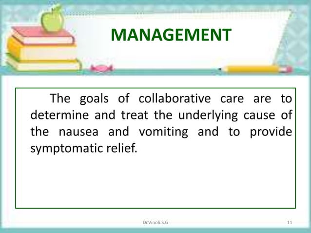 Nausea and vomiting | PPTX | Digestive Disorders | Diseases and Conditions
