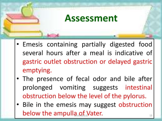 Nausea and vomiting | PPTX | Digestive Disorders | Diseases and Conditions