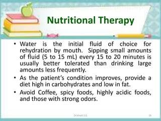 Nausea and vomiting | PPTX