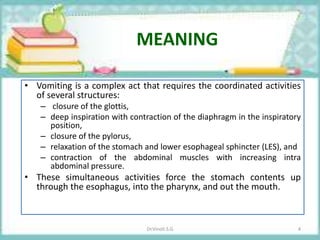 Nausea and vomiting | PPTX