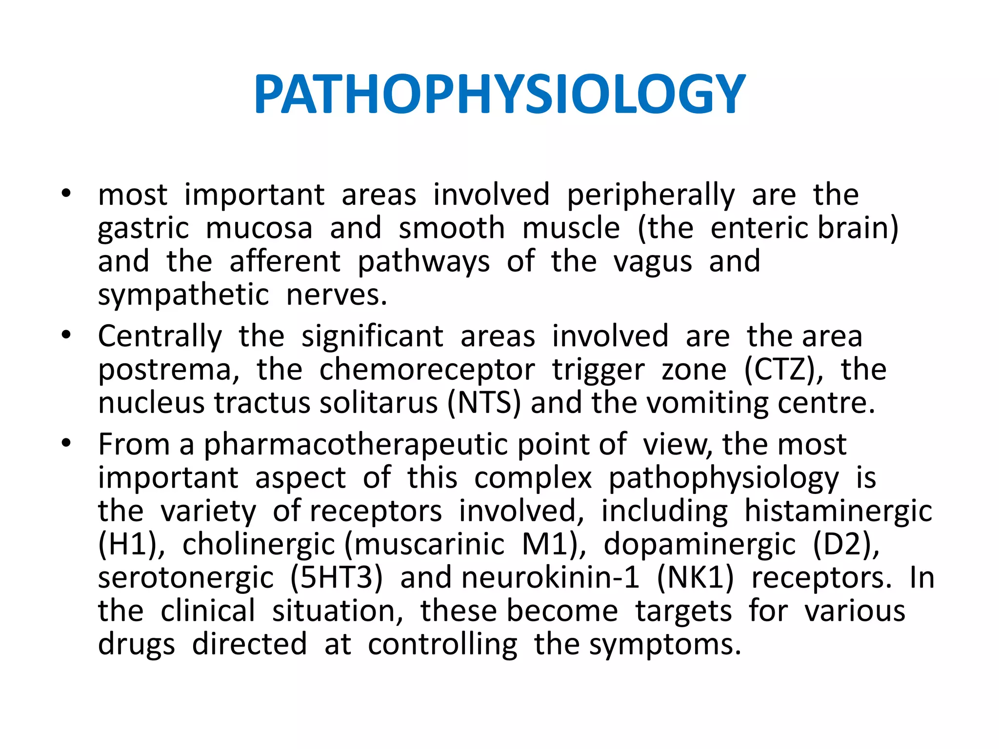 Nausea and vomiting | PPTX