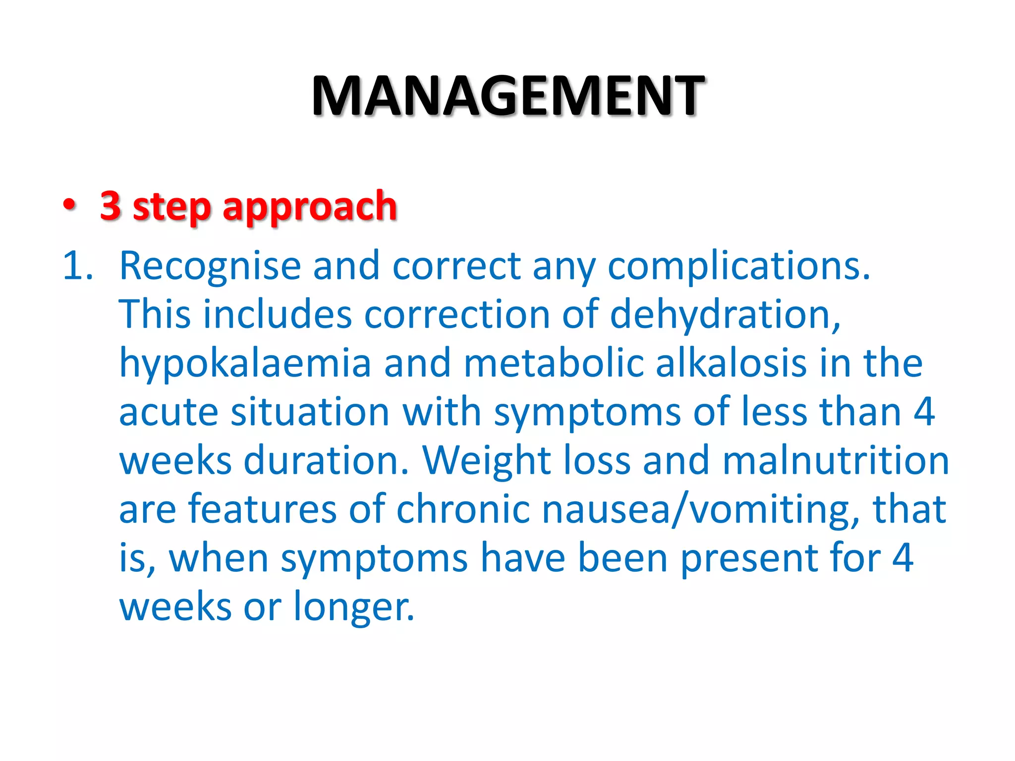 Nausea and vomiting | PPTX