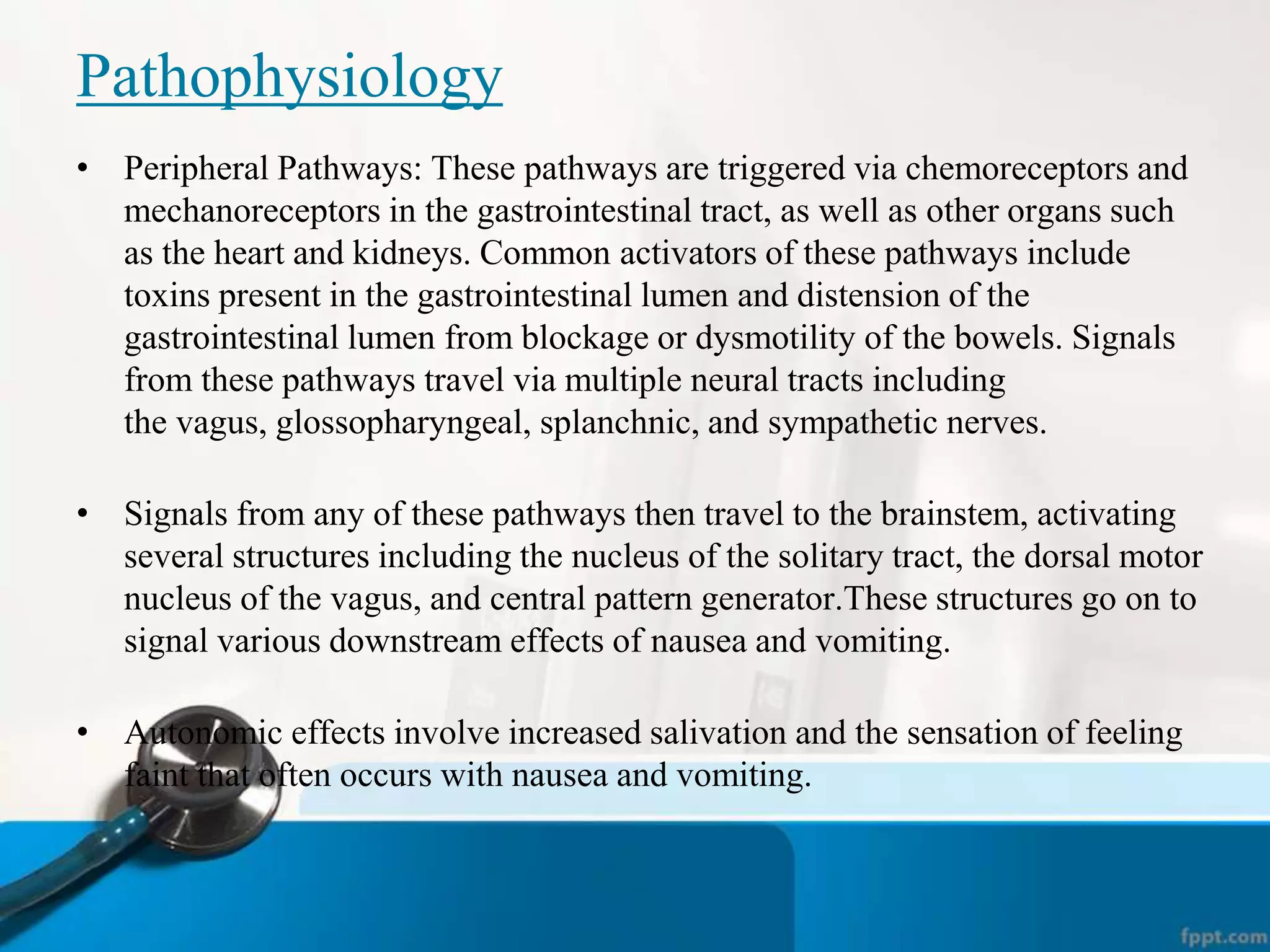 Nausea and vomiting | PPTX