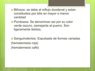Nauseas y vomito | PPTX