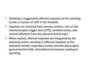 Nausea & Vomiting | PPTX
