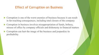 Corruption and Discrimination on the Basis of gender | PPTX