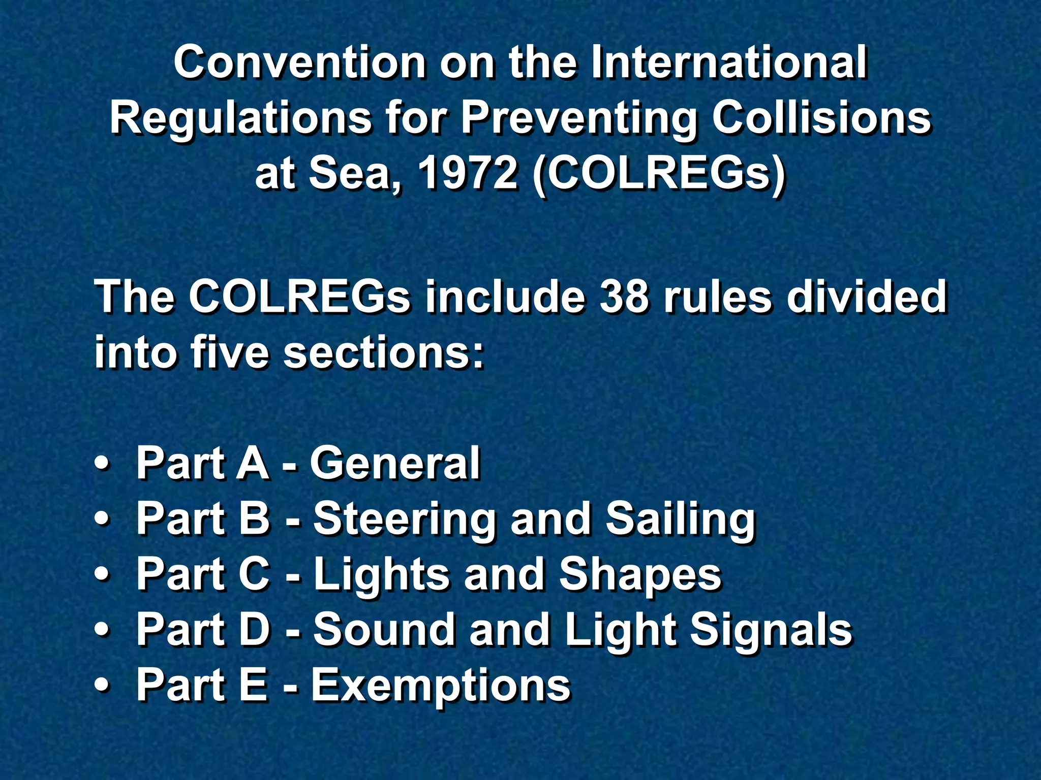 Nautical Rules of the Road | PDF