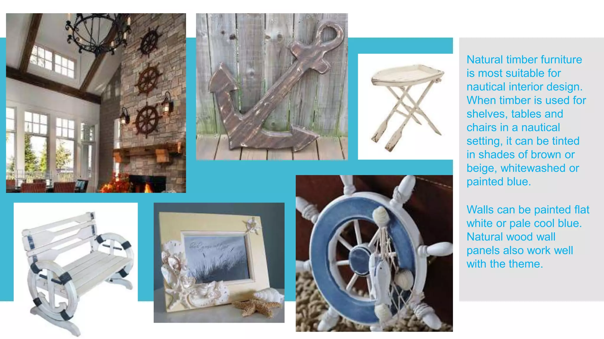 Nautical style interior design | PPTX | Woodworking | Arts and Crafts