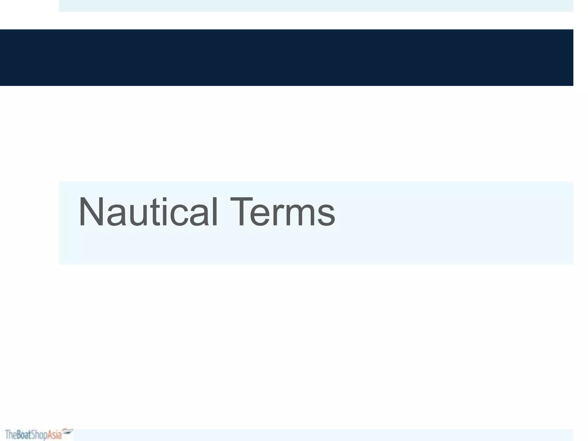 Nautical terms | PPTX