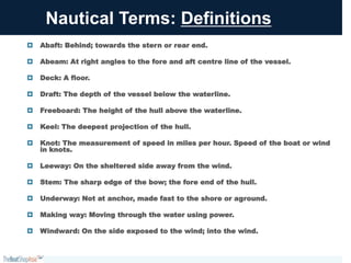 Nautical terms | PPT