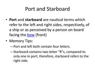 Nautical Terms . | PPT