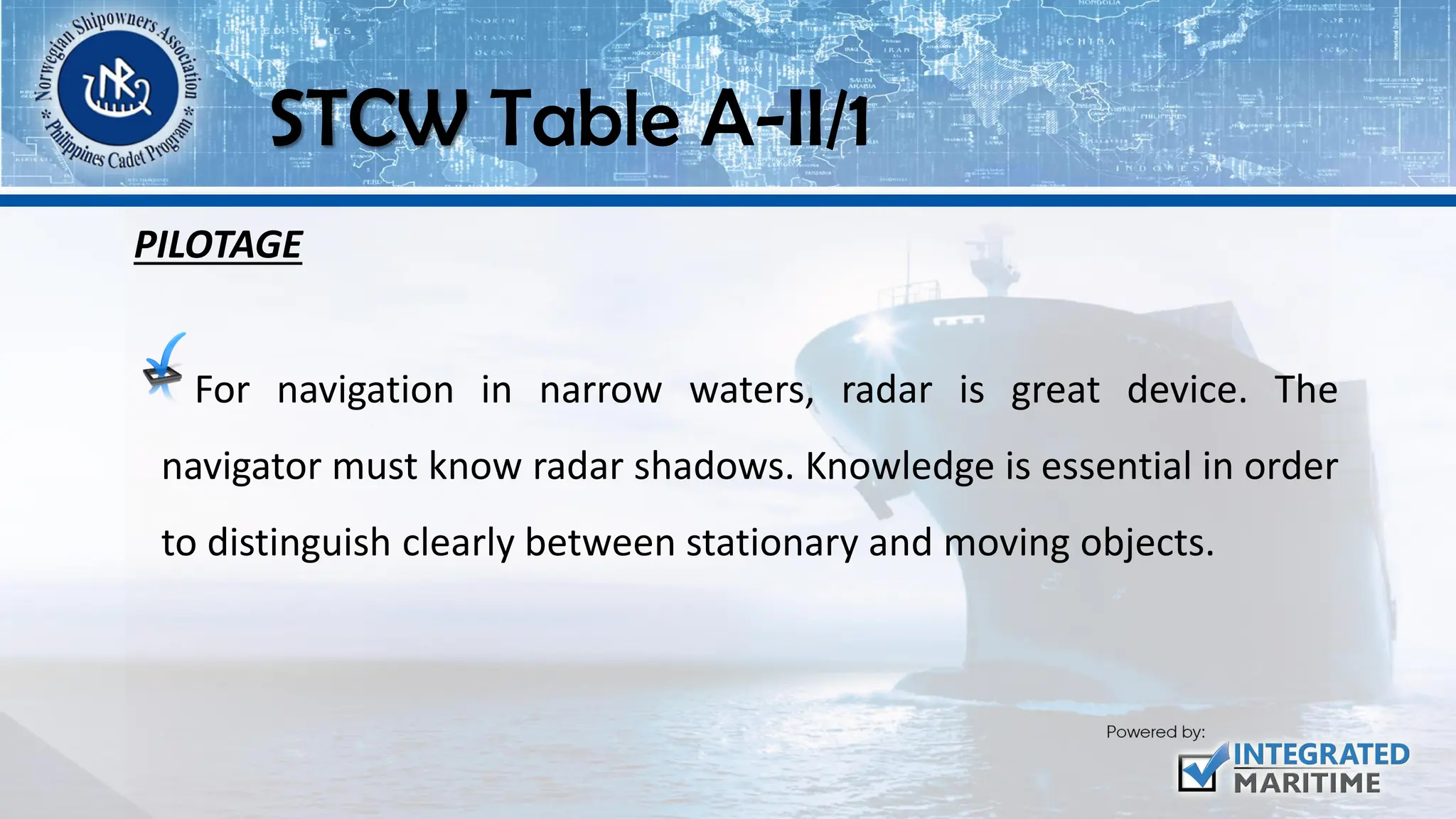 Navigation 5 about ARPA( Automatic Radar Plotting Aids ) | PDF