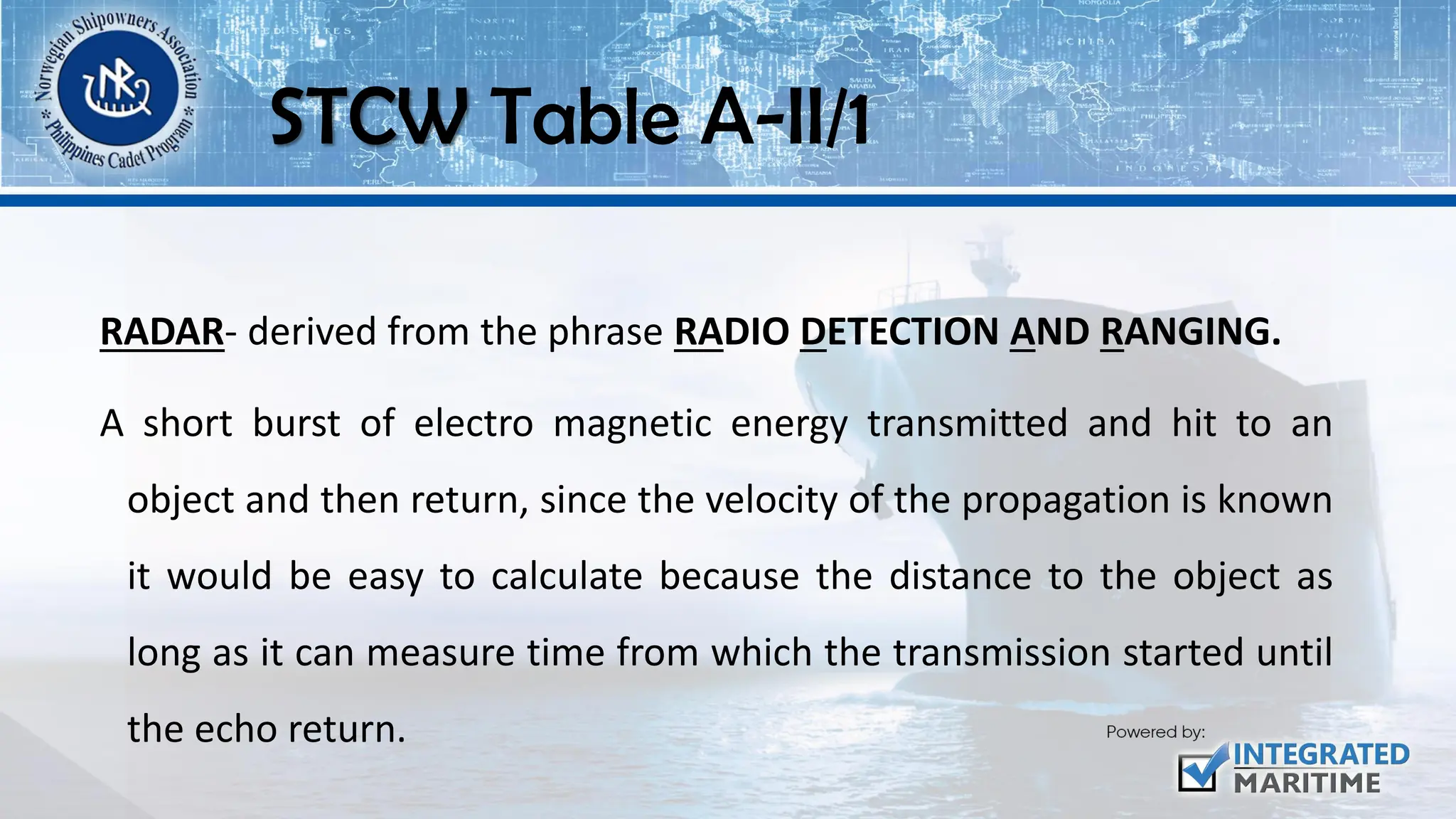 Navigation 5 about ARPA( Automatic Radar Plotting Aids ) | PDF