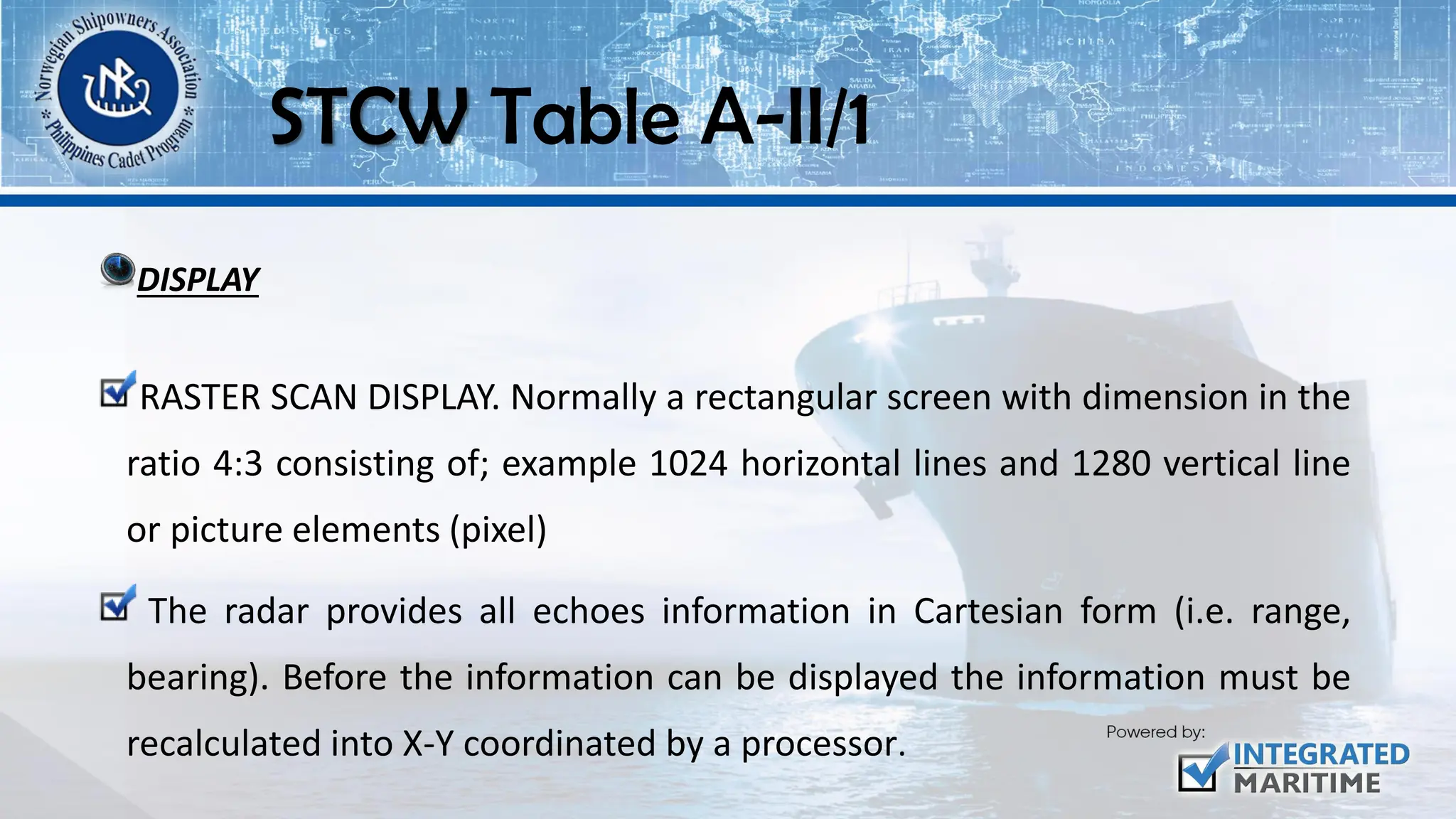 Navigation 5 about ARPA( Automatic Radar Plotting Aids ) | PDF