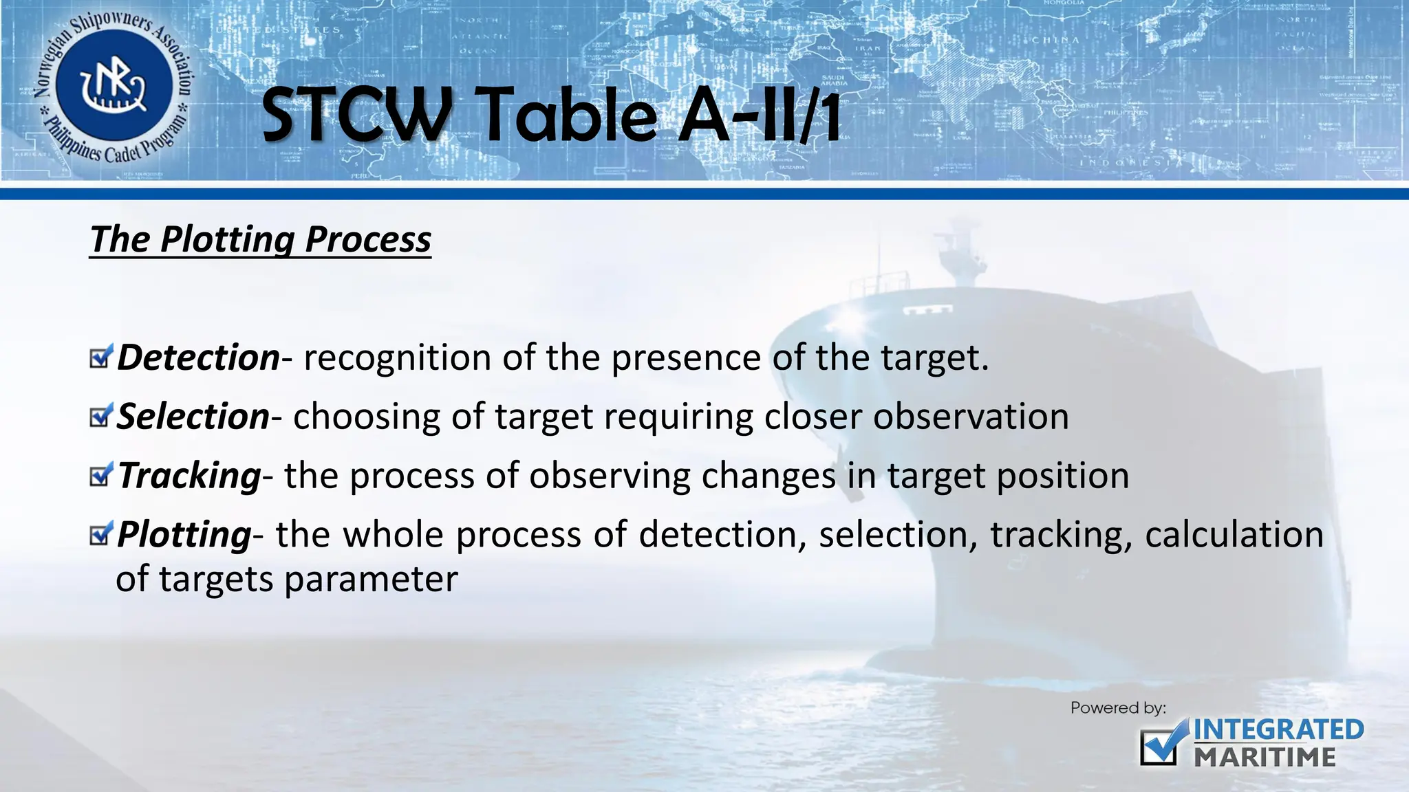 Navigation 5 about ARPA( Automatic Radar Plotting Aids ) | PDF