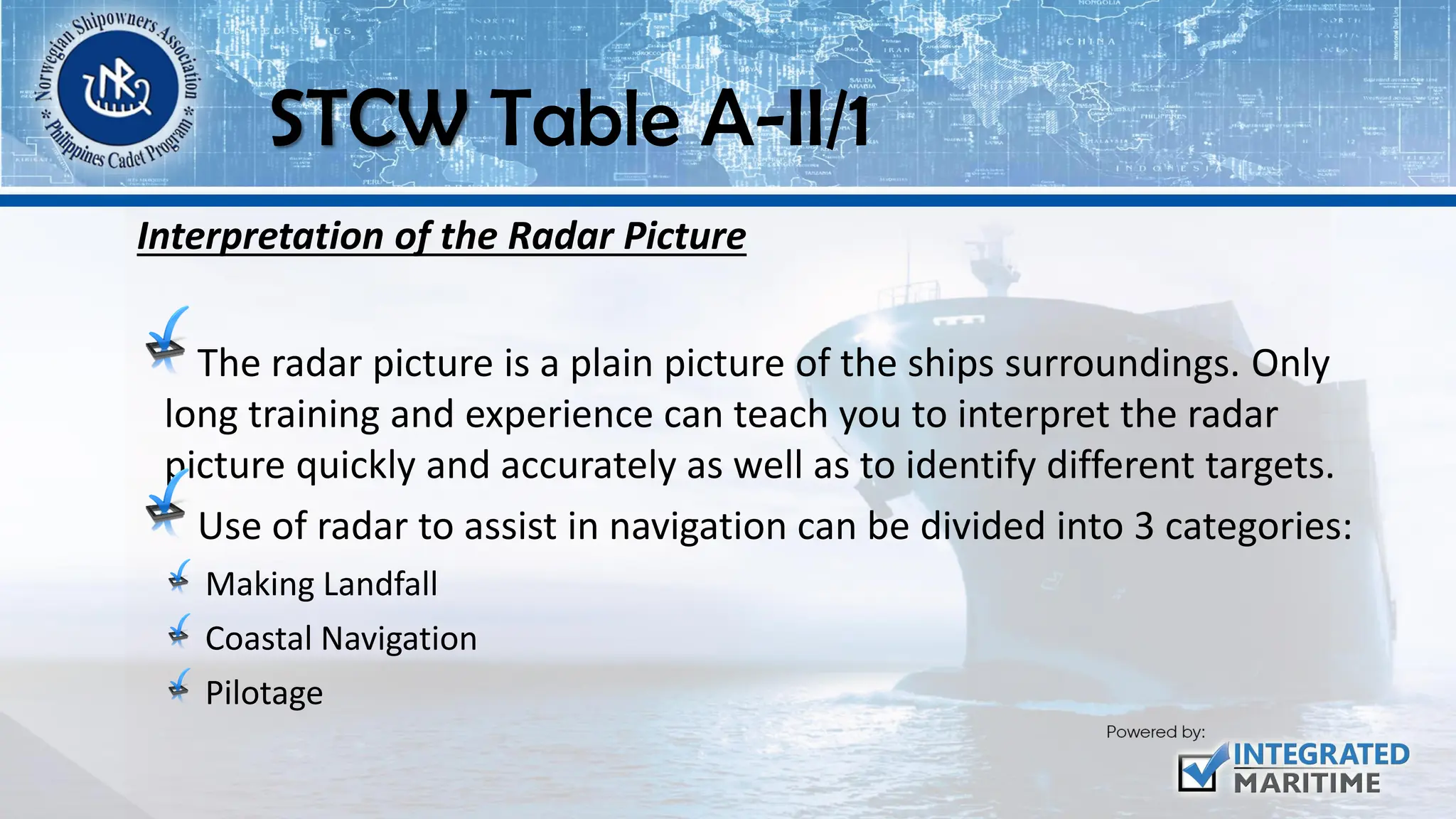 Navigation 5 about ARPA( Automatic Radar Plotting Aids ) | PDF