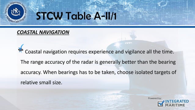 Navigation 5 about ARPA( Automatic Radar Plotting Aids ) | PDF