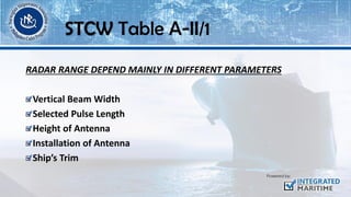 Navigation 5 about ARPA( Automatic Radar Plotting Aids ) | PDF