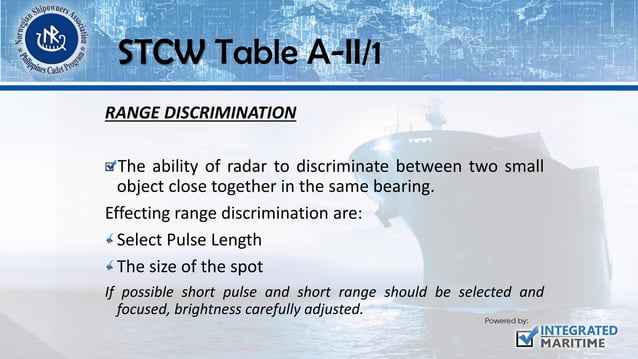 Navigation 5 about ARPA( Automatic Radar Plotting Aids ) | PDF
