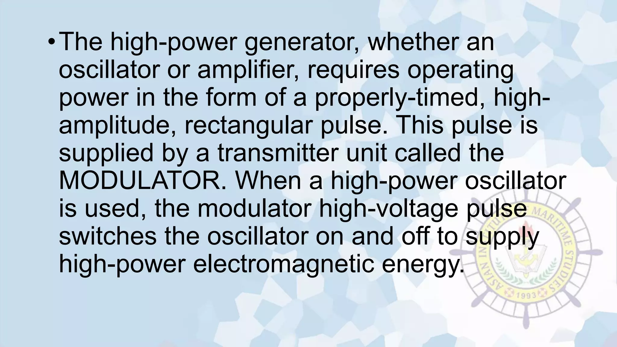 Basic radar operational principle.pptx