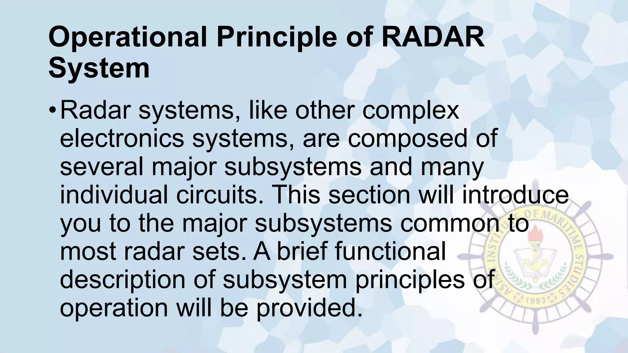 Basic radar operational principle.pptx