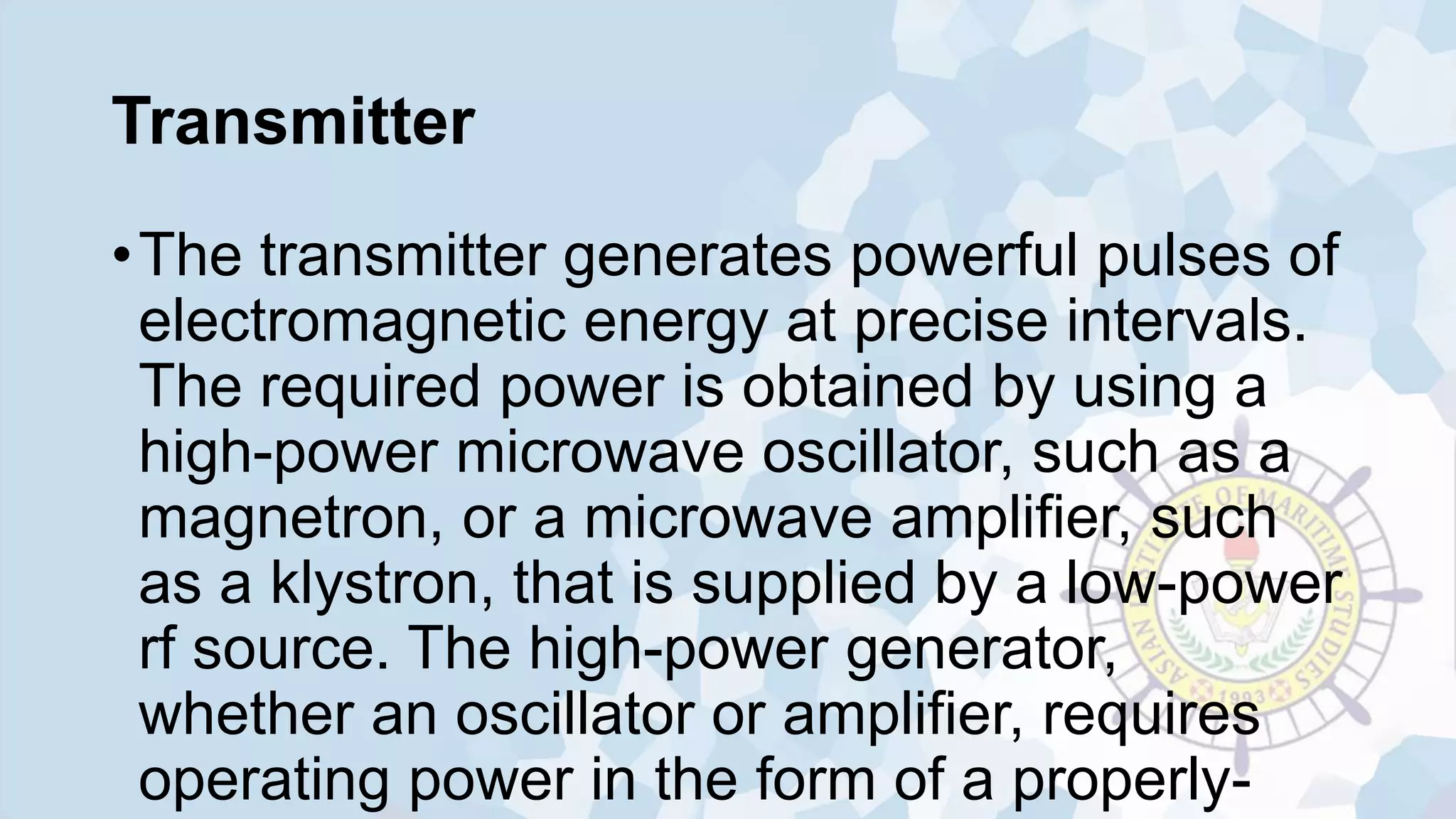 Basic radar operational principle.pptx