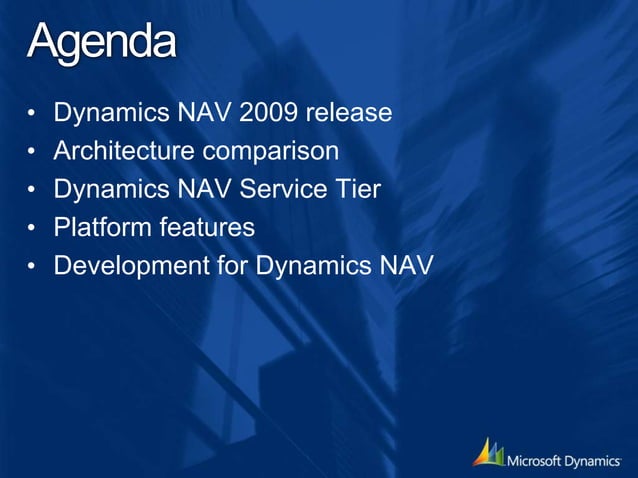 Nav2009 architecture overview | PPT
