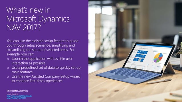 Microsoft Dynamics NAV 2017 - Simplified setup | PPTX