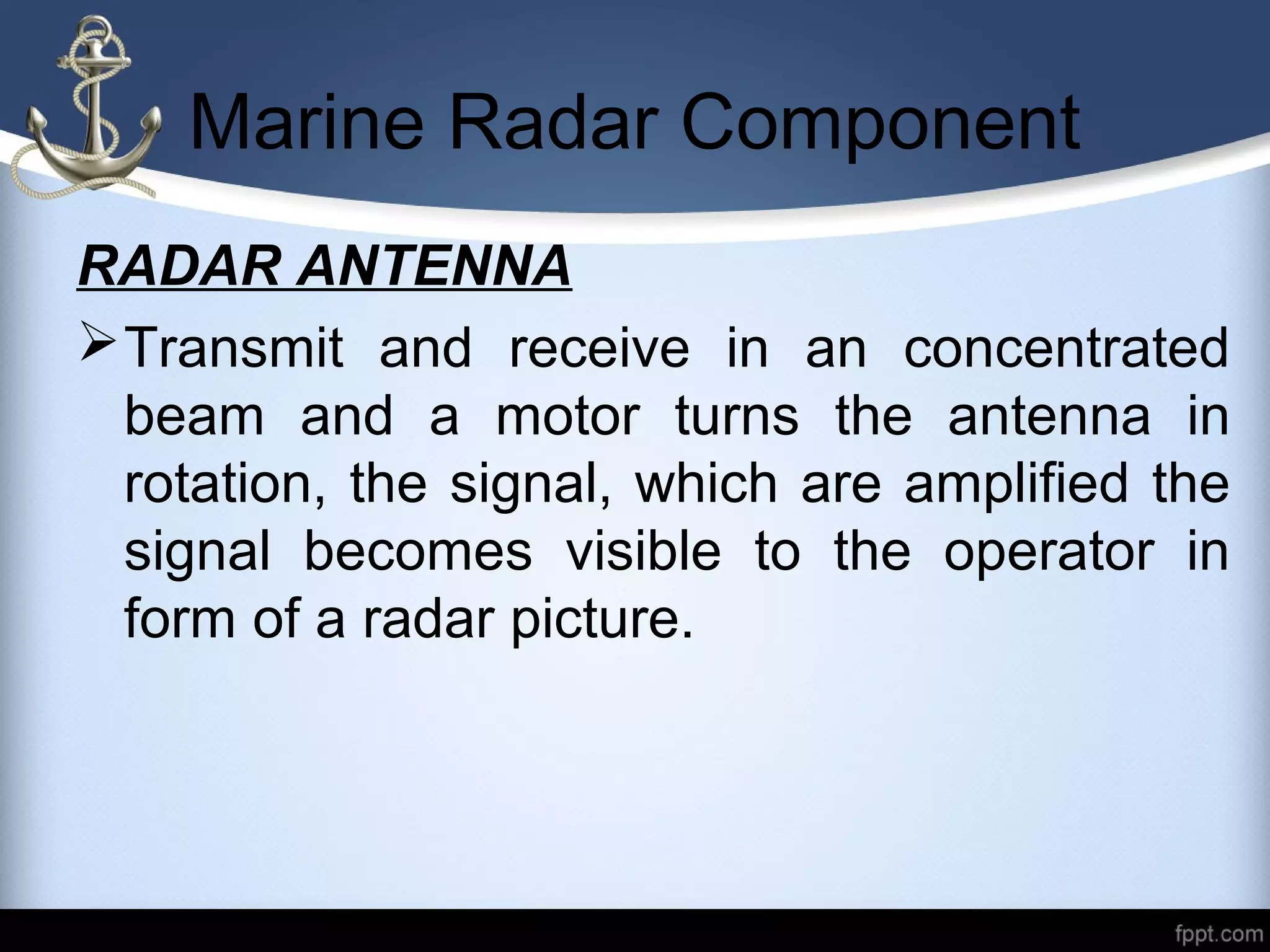 Nav 6 RADAR ARPA | PPT | Physics | Science