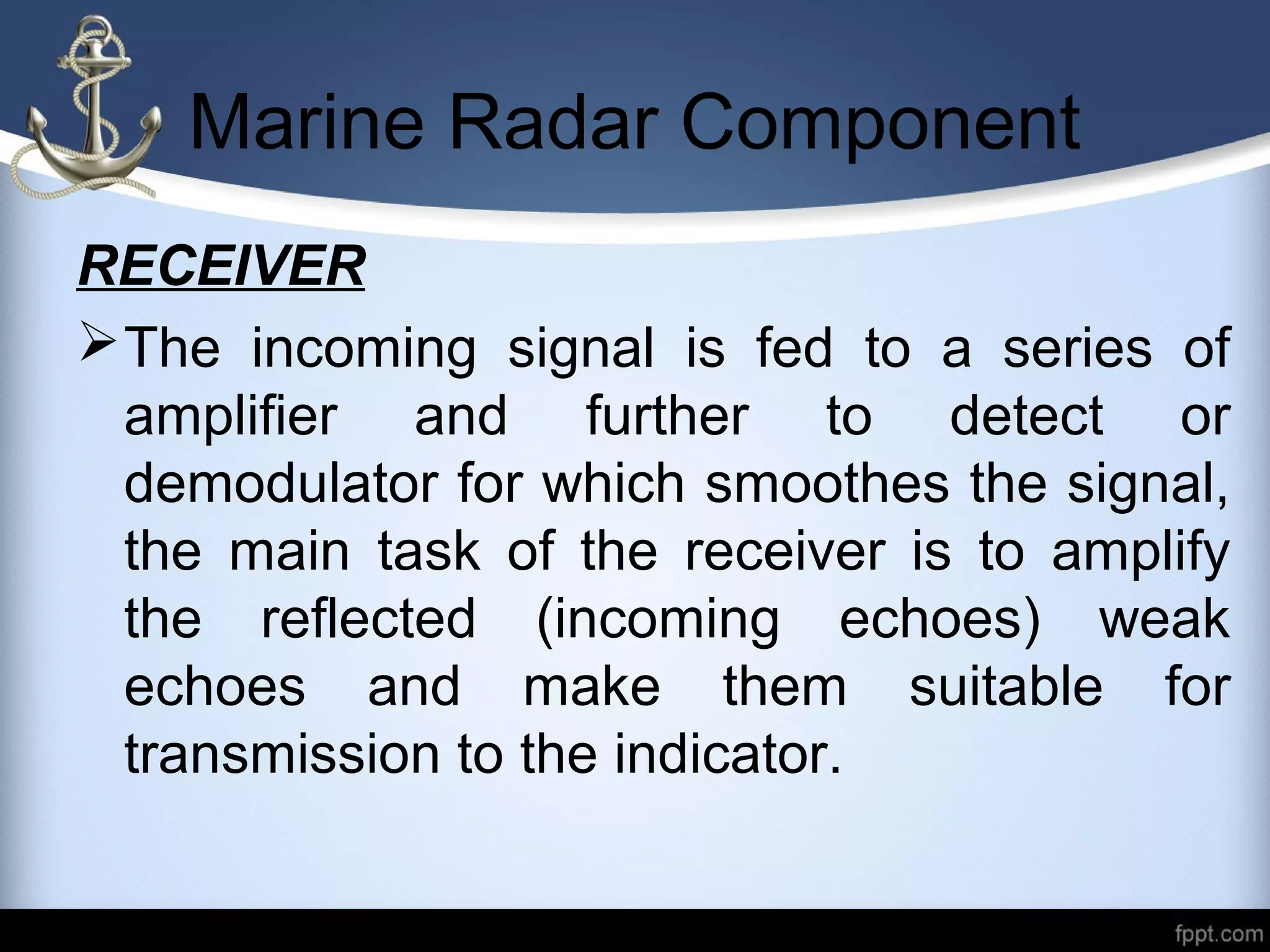 Nav 6 RADAR ARPA | PPT | Physics | Science